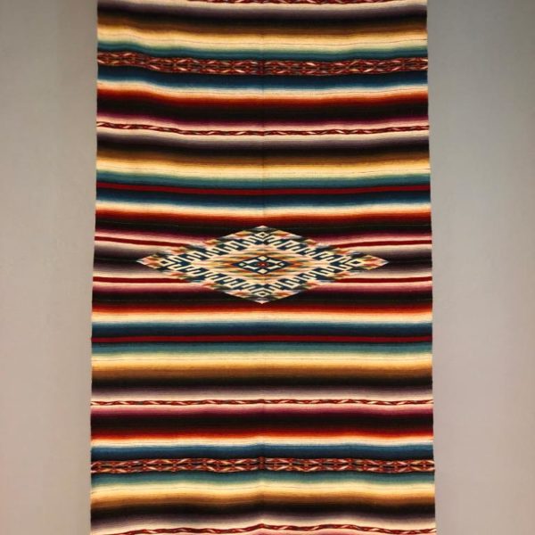 Sarape Saltillo Inconografía Siglo XIX | Teterete Arte Colectivo de México