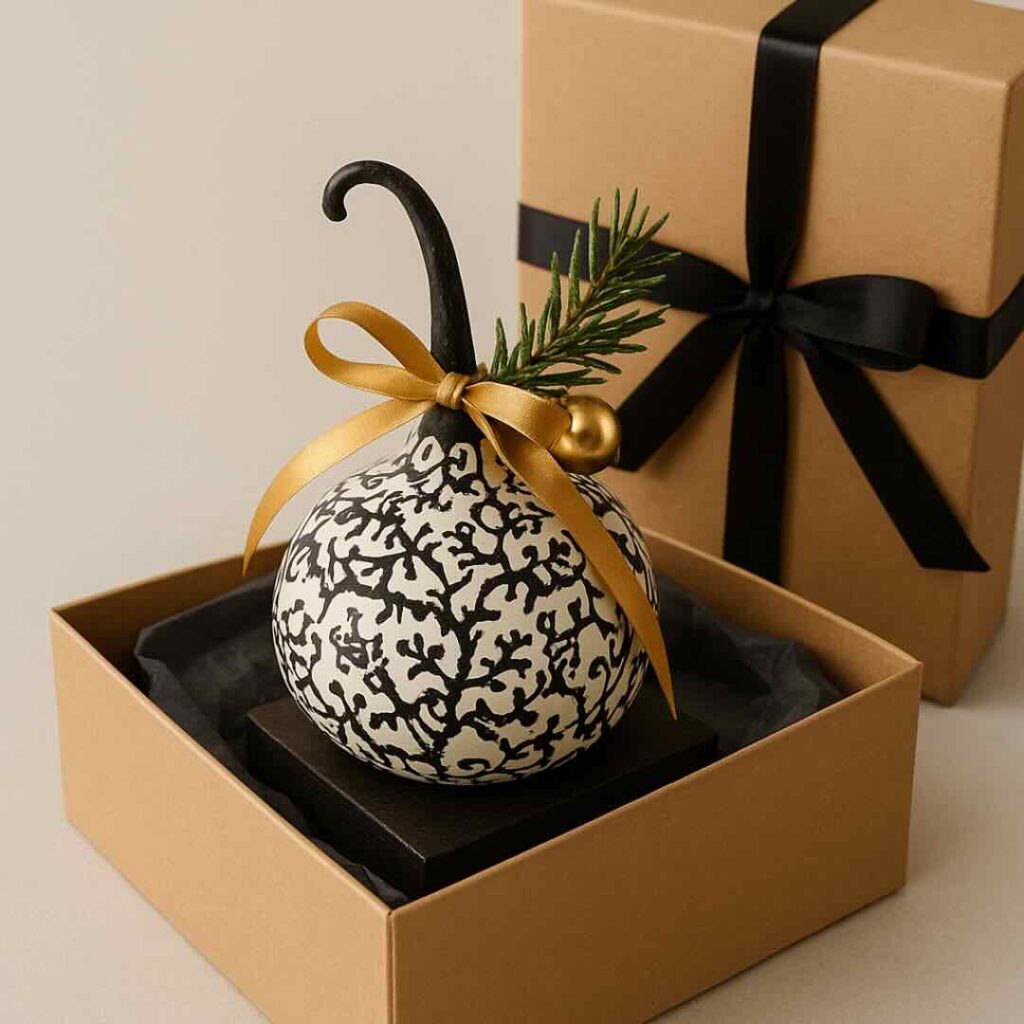 Guaje de Olinalá con Empaque Navideño